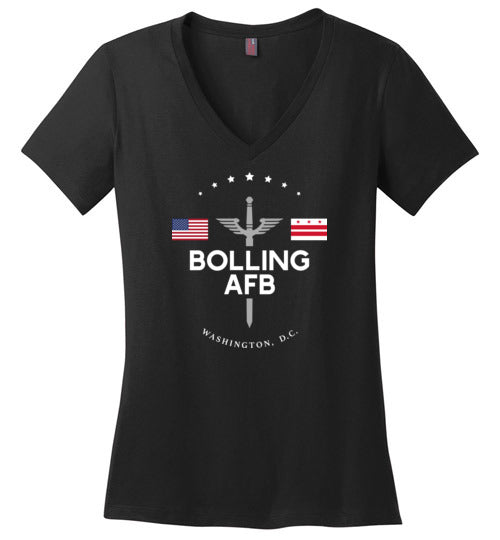 Bolling AFB - Women's V-Neck T-Shirt – Wandering I