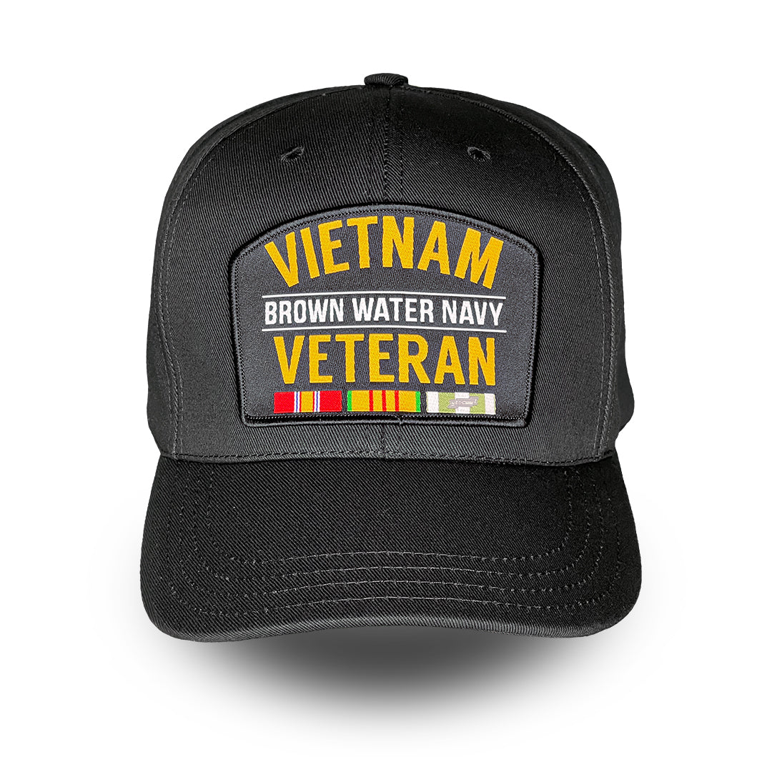 Vietnam Veteran "Brown Water Navy" - Woven Patch Cap – Wandering I