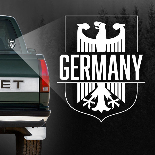 "Germany" - Vehicle Window Sticker – Wandering I