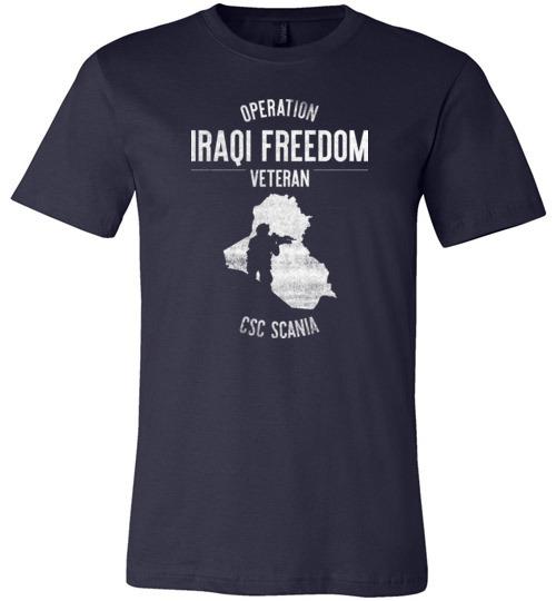 Operation Iraqi Freedom "CSC Scania" - Men's/Unisex Lightweight Fitted ...
