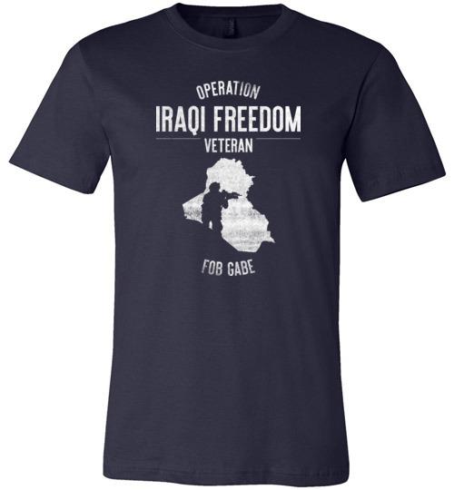 Operation Iraqi Freedom "FOB Gabe" - Men's/Unisex Lightweight Fitted T ...