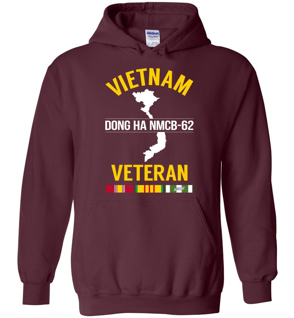 Vietnam Veteran "Dong Ha NMCB-62" - Men's/Unisex Hoodie – Wandering I