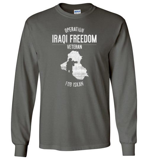 Operation Iraqi Freedom "FOB Iskan" - Men's/Unisex Long-Sleeve T-Shirt ...