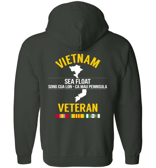Vietnam Veteran "Sea Float" - Men's/Unisex Zip-Up Hoodie – Wandering I