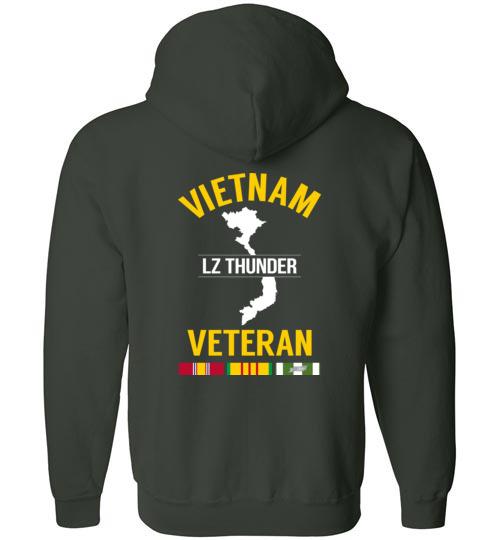 Vietnam Veteran "LZ Thunder" - Men's/Unisex Zip-Up Hoodie – Wandering I